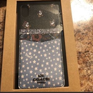 Coach Accessories | Signature Canvas Iphone Folio Case Xs Max | Poshmark
